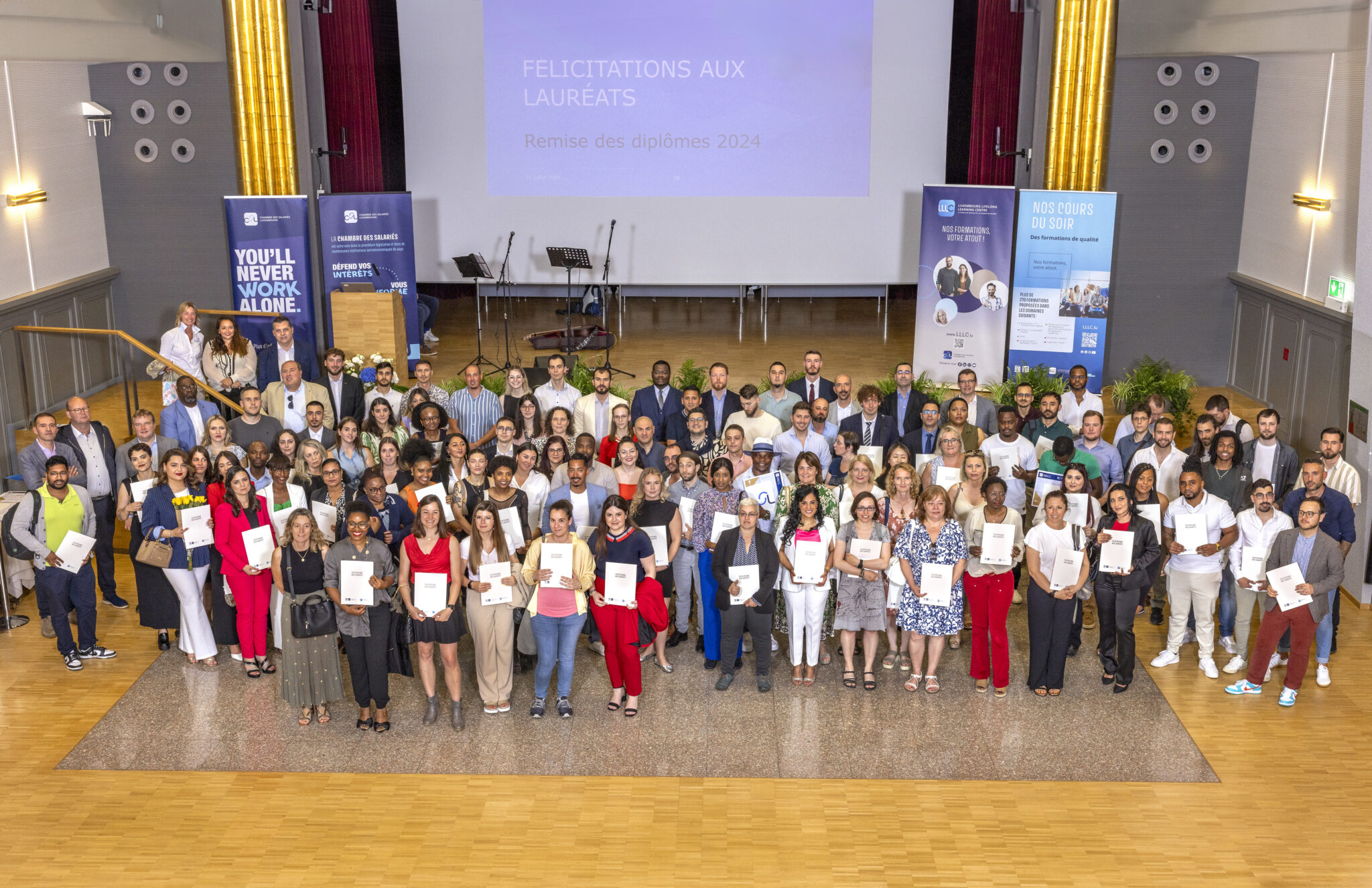 Remise des diplômes au Luxembourg Lifelong Learning Centre (LLLC ...