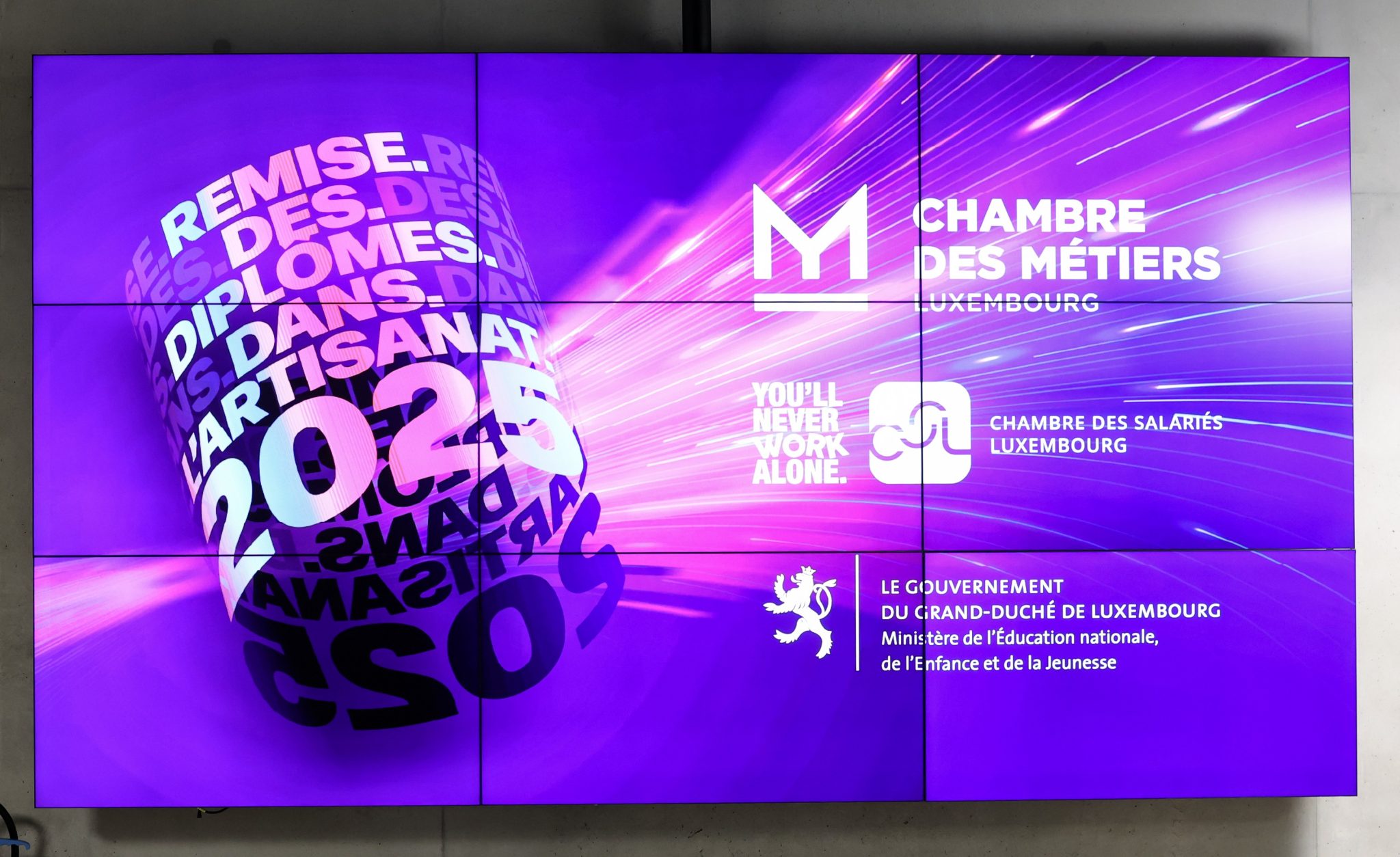 Remise des diplômes de fin d'apprentissage 2025 - Chambre des salariés ...